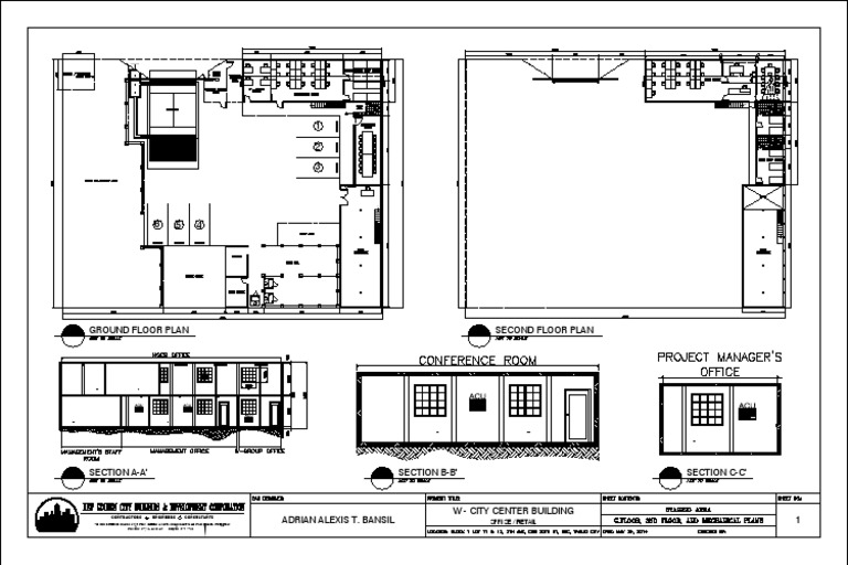 Ground Floor Plan Second Floor Plan: Office / Retail | PDF