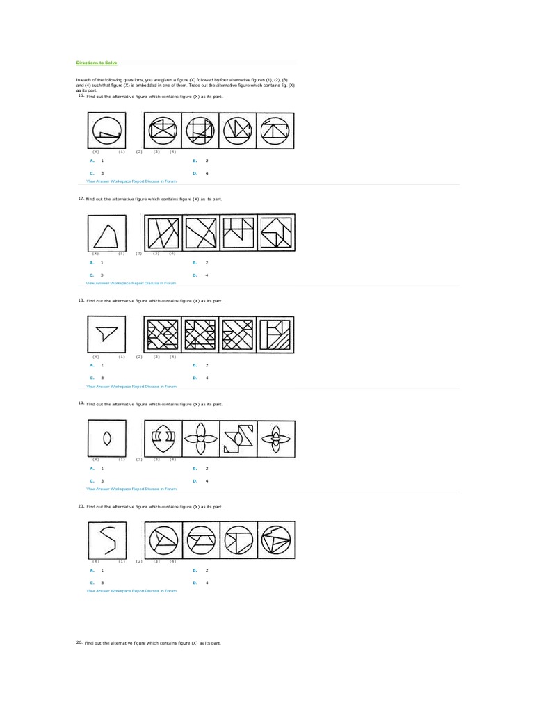 Embedded Figures Test | PDF