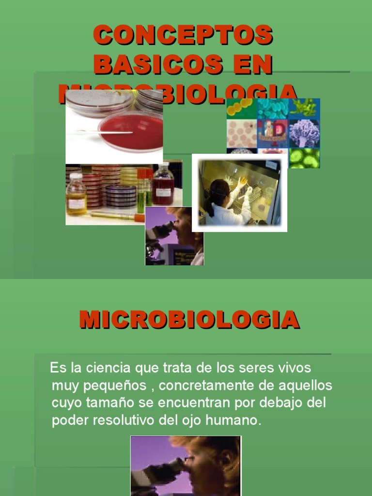 Conceptos Basicos en Microbiologia