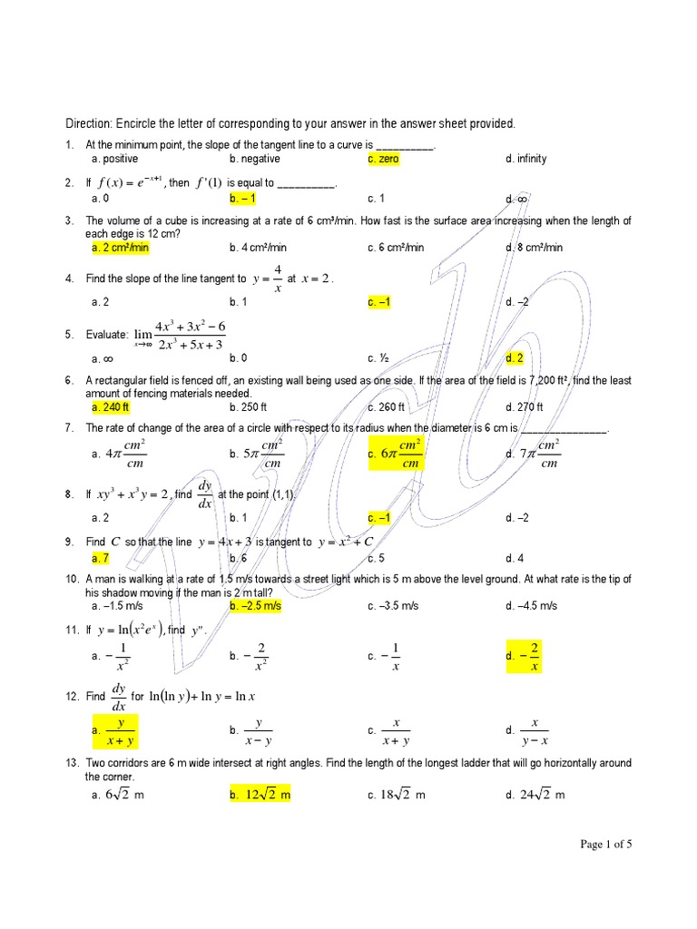 Mathematics Sample Exam | PDF | Perpendicular | Triangle