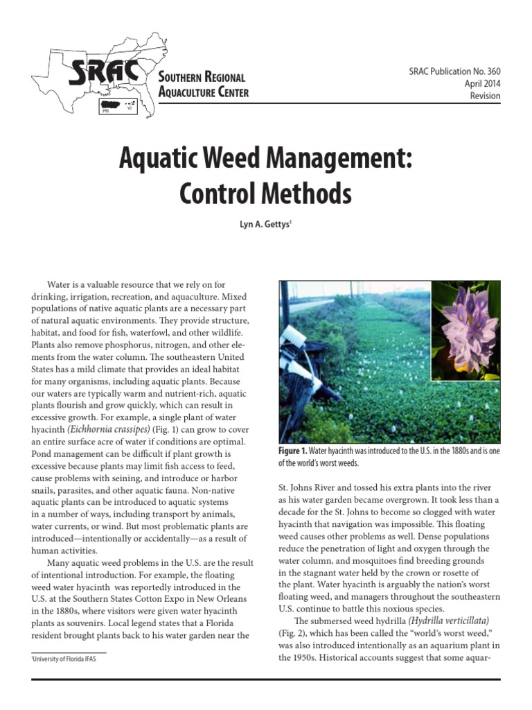 Aquatic Weed Management Control Methods | PDF | Biological Pest Control ...