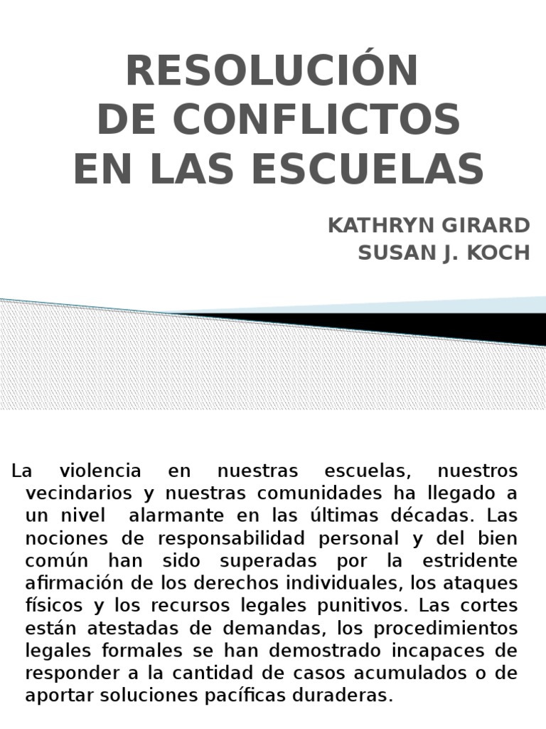 Libro Resolución de Conflictos | PDF | Conflicto (proceso) | Mediación