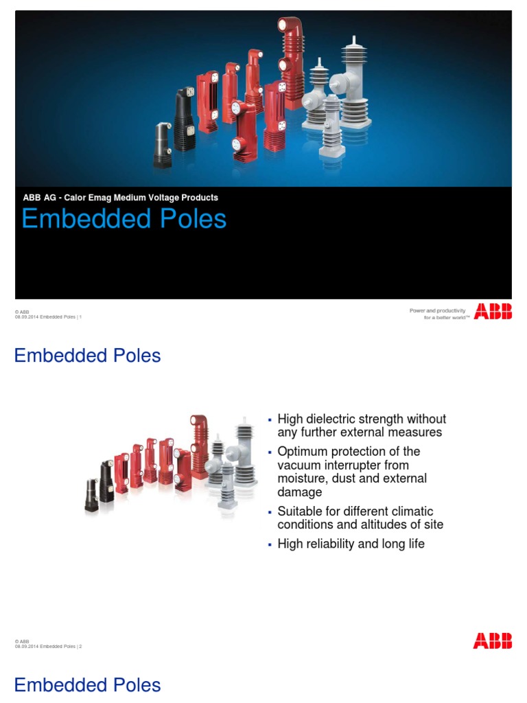 ABB Epoxy Pole | PDF | Power Supply | Transformer