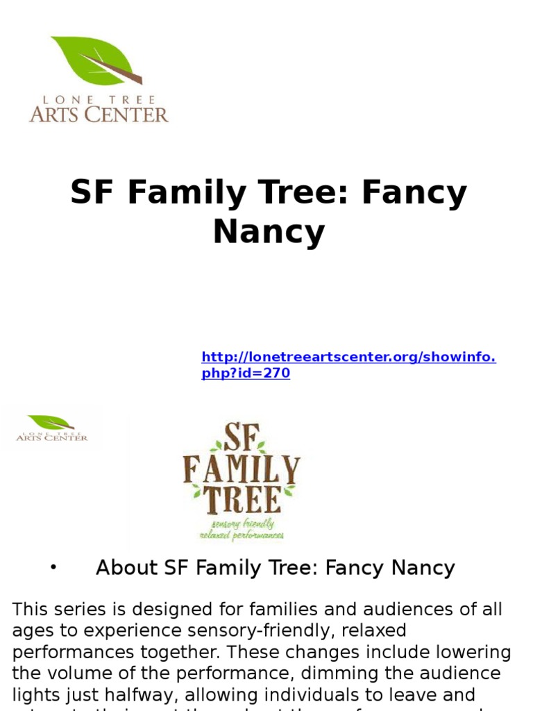 Sensory-Friendly Fancy Nancy Show | PDF | Art