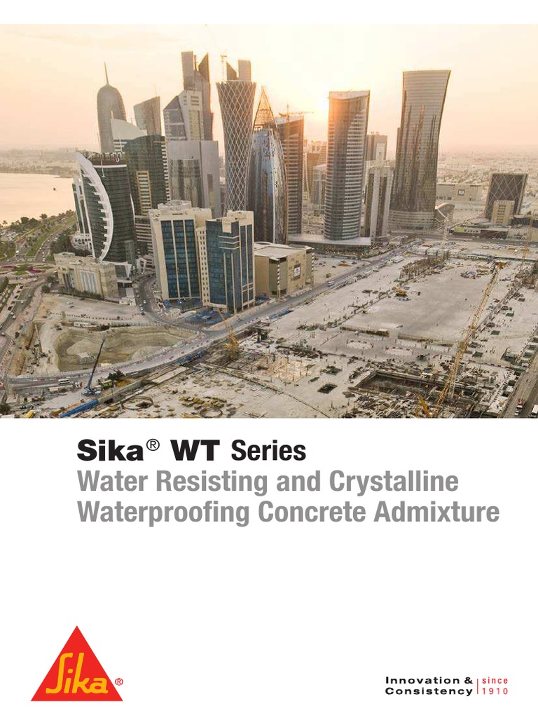 Ss Sika WT Brochure | Porosity | Concrete