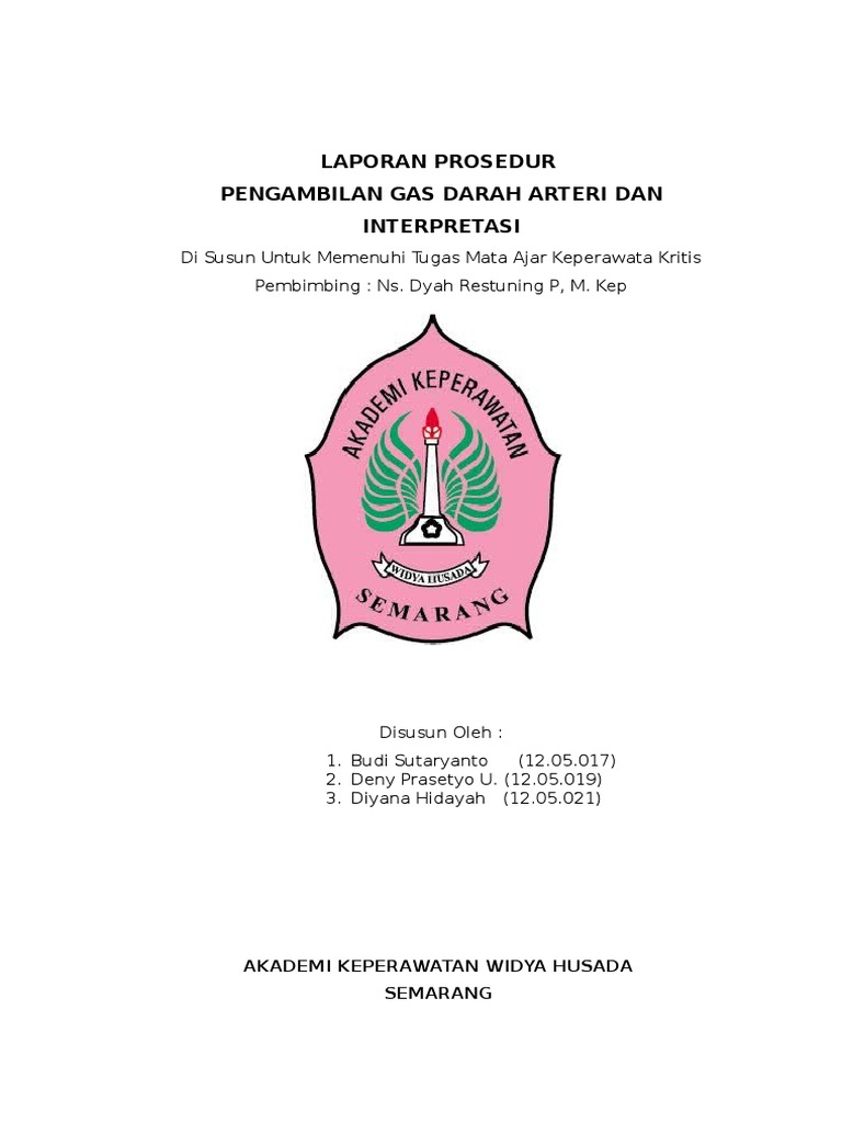 Prosedur Pengambilan Gas Darah Arteri | PDF