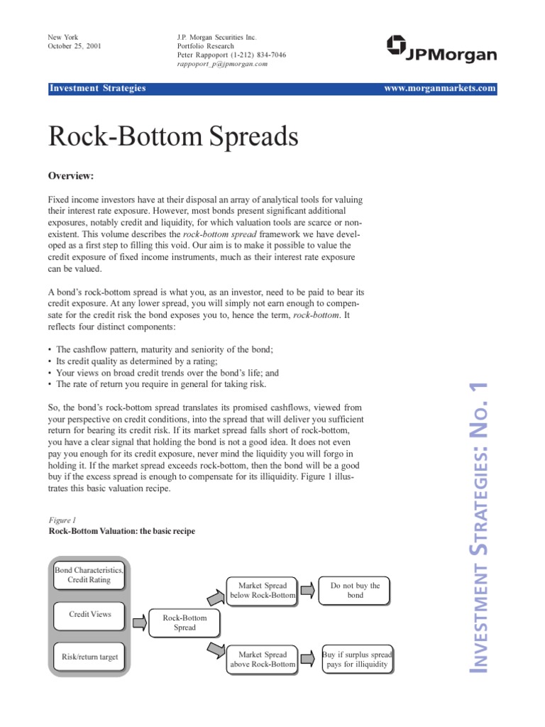 No1 Rock-Bottom Spreads | PDF | Bond Credit Rating | Bonds (Finance)