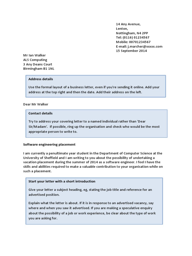 Covering Letter | PDF | Recruitment | Employment