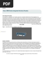 Cisco 8400 Series Secure Router Datasheet | PDF | Computer Network ...