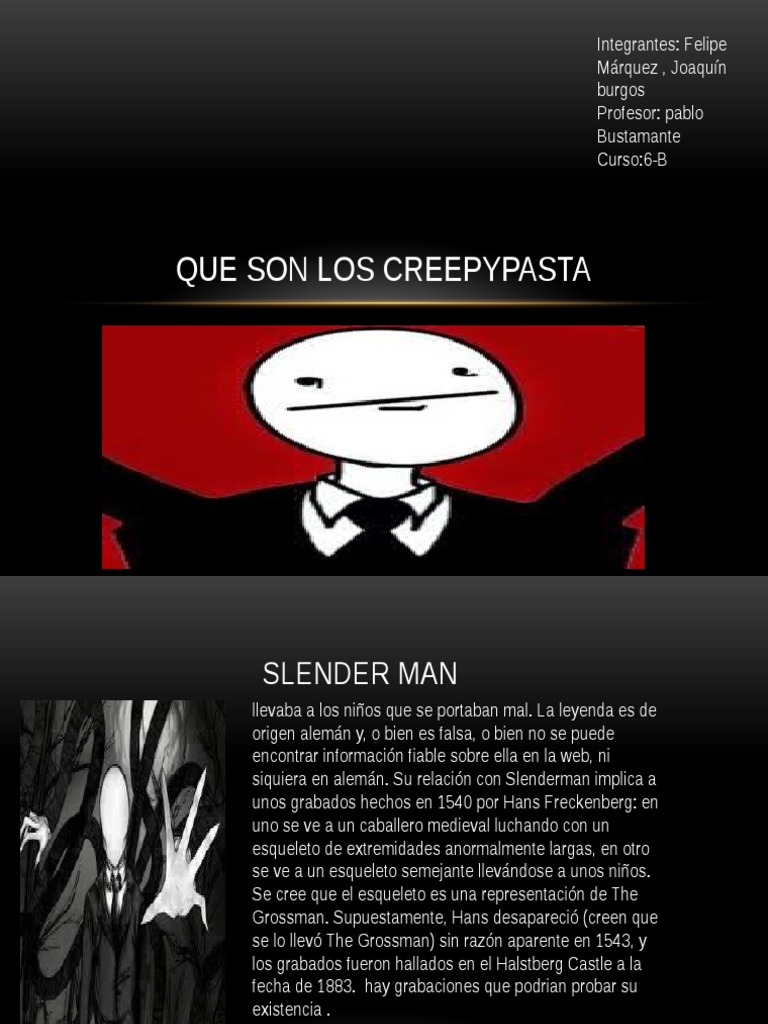 Que Son Los Creepypasta | PDF | Ocio | Science