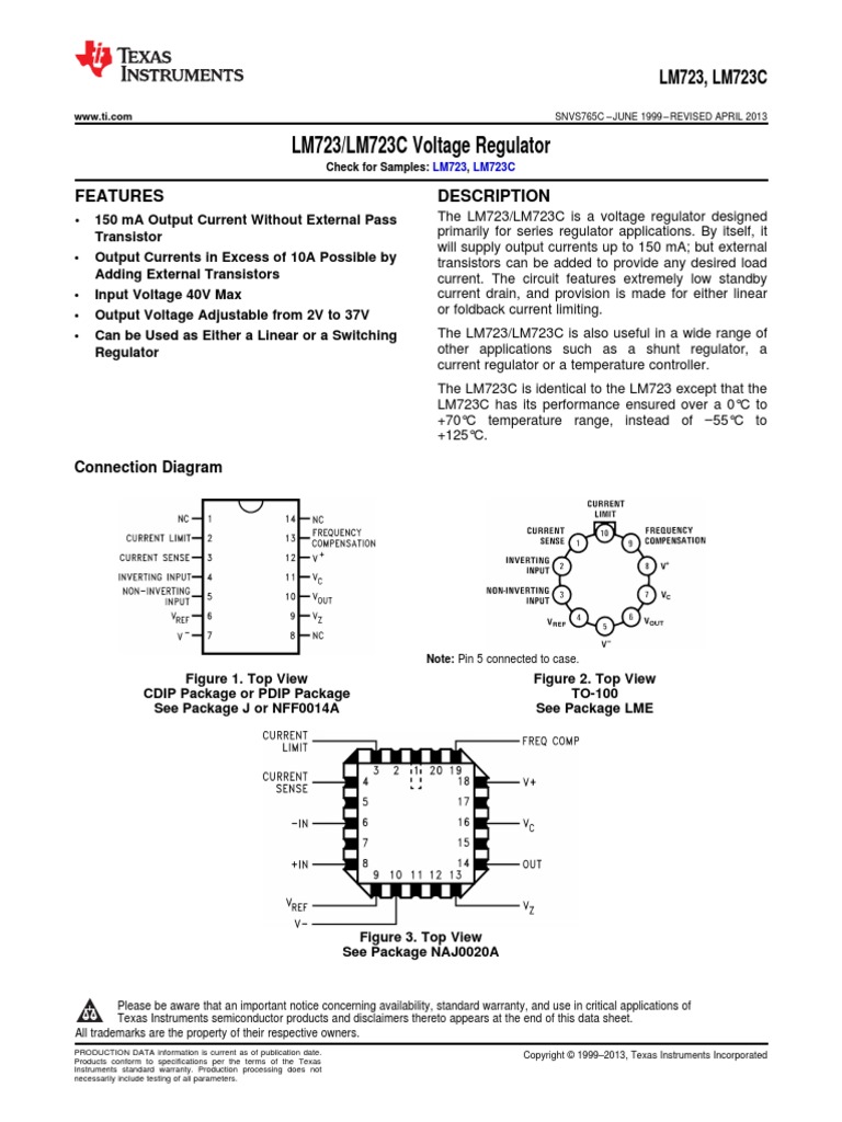 Lm 723 | Electrostatic Discharge | Electronics