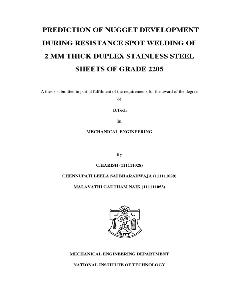 Resistance Welding Simulation | PDF | Welding | Construction
