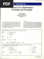 Gear Teeth True Involute Form | PDF | Gear | Kinematics
