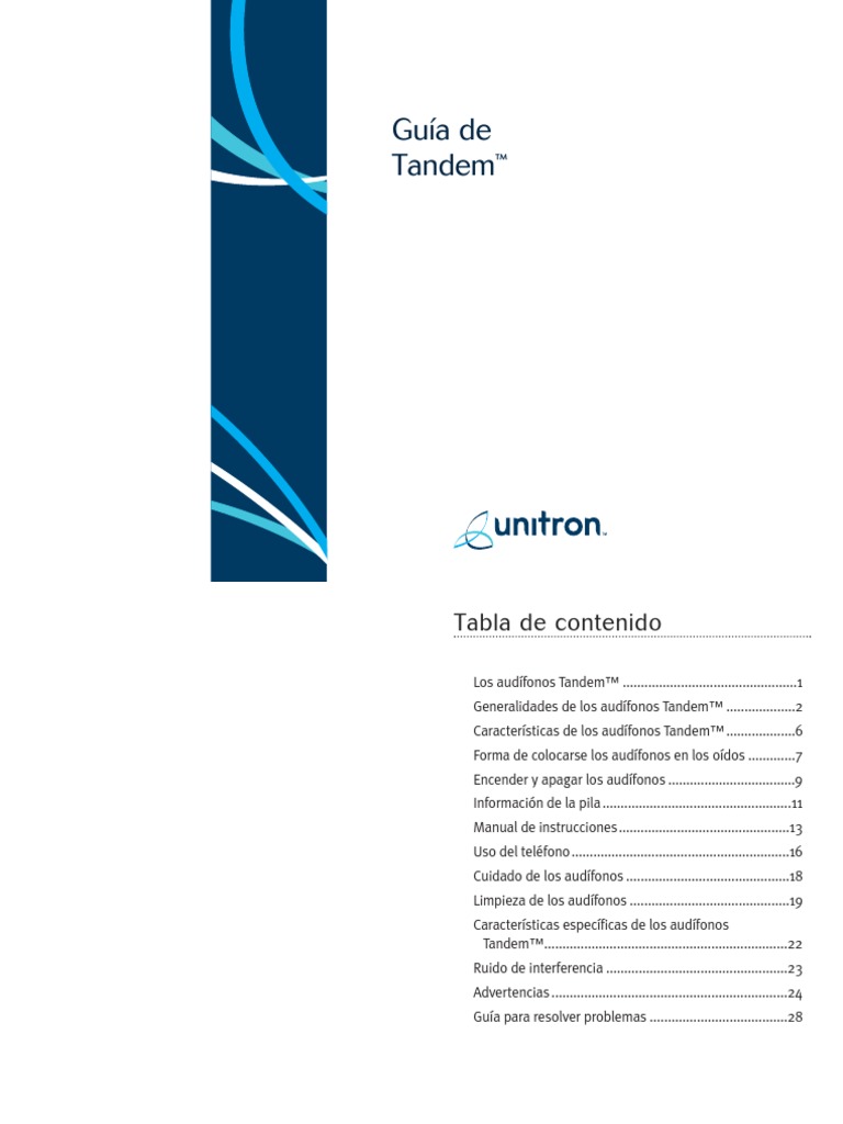 Latinamerica Tandem Userguide | PDF | Audífono | Auriculares