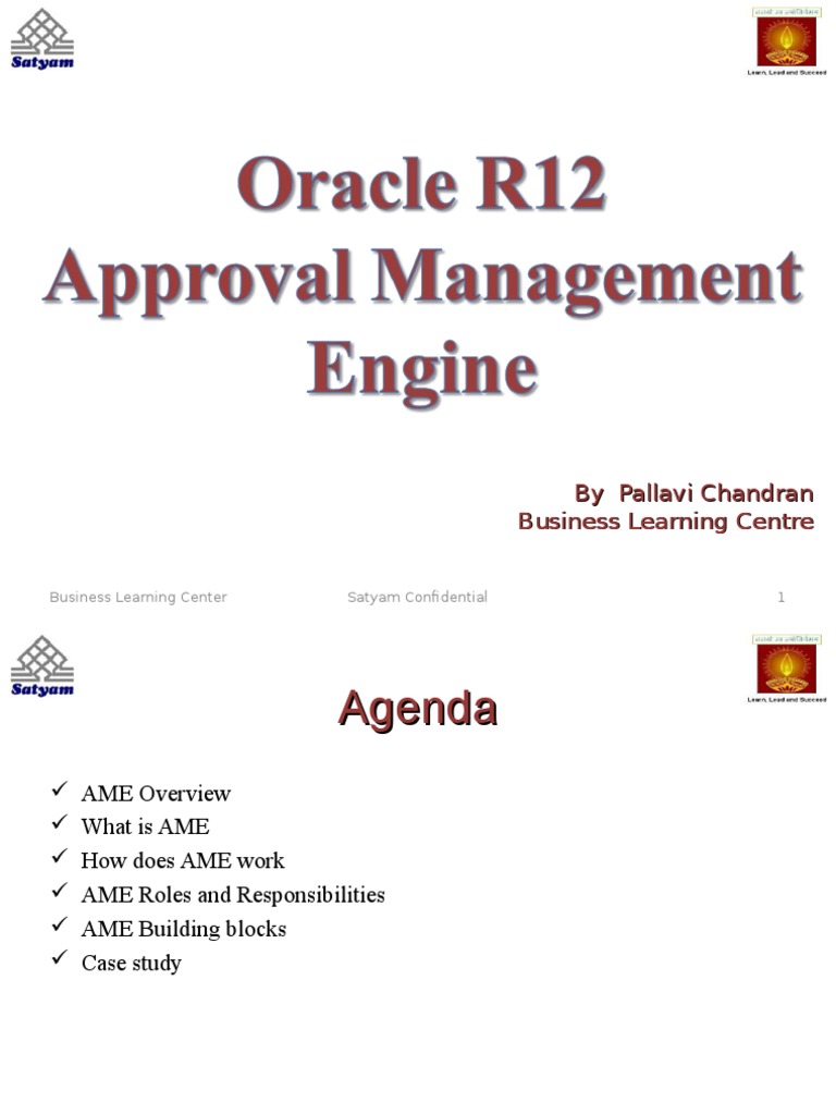 Oracle AME Overview and Setup Guide | PDF | Business Process ...