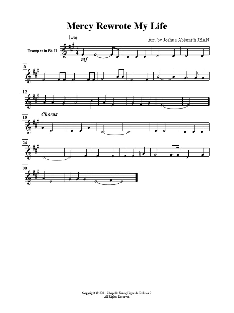 Mercy Rewrote My Life | PDF | Art