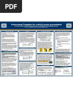 A2 Poster Presentation Template Guide | PDF | Page Layout | Typefaces
