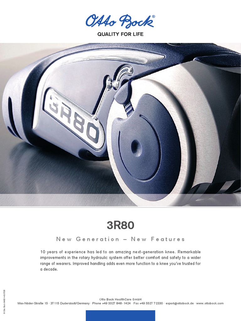 New Generation - New Features: Otto Bock Healthcare GMBH | PDF ...