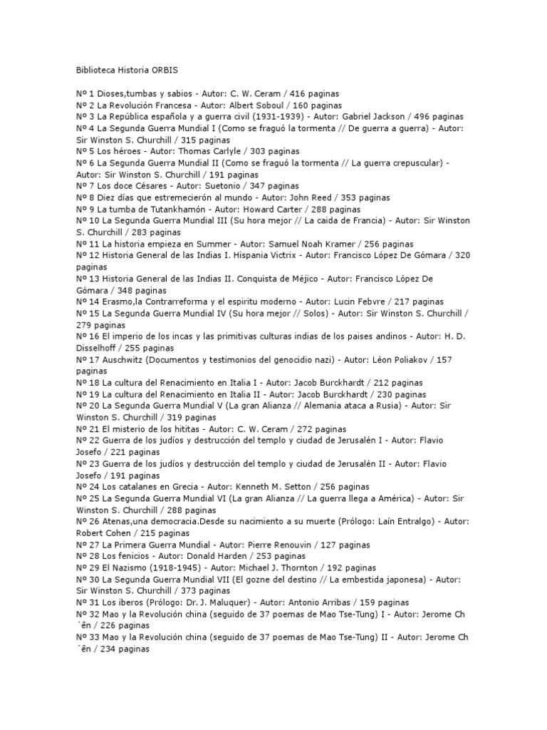 Colección de Historia ORBIS | PDF | Grecia