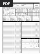 Rifts Character Sheet Fillable | PDF | Role Playing Games | Leisure