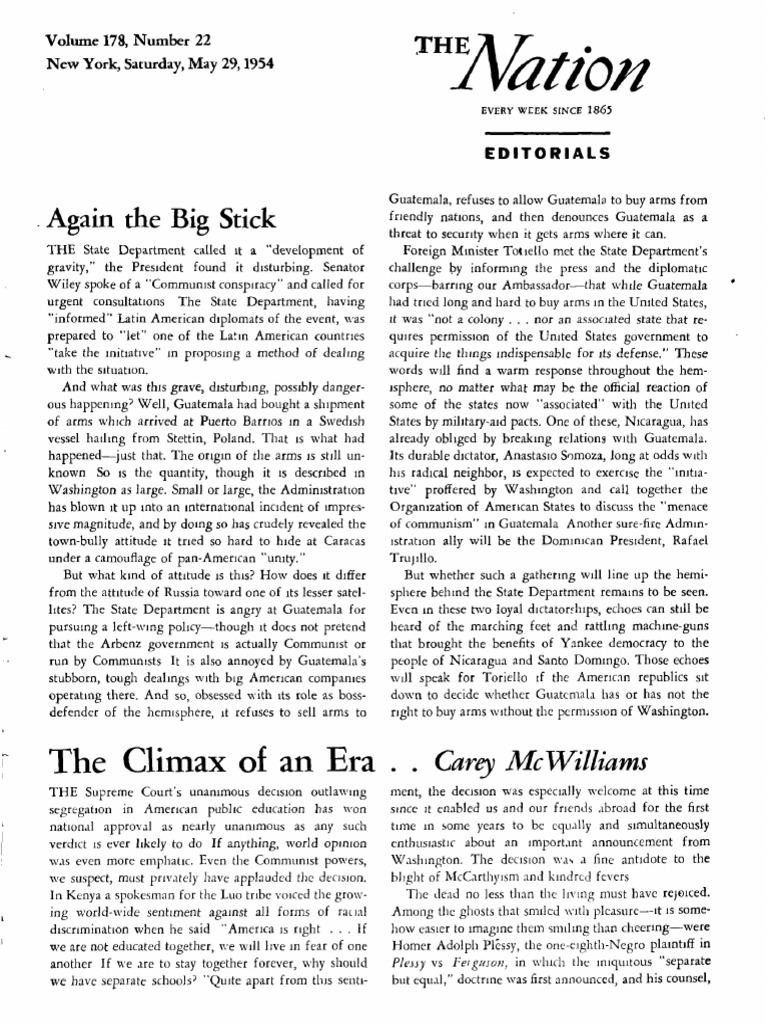 May 17, 1954 | PDF | Government | Political Science