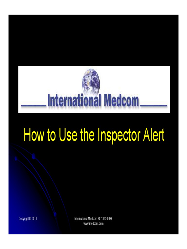 How To Use The Inspector Alert | PDF | Radioactivity | Radiation