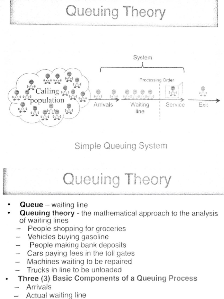 Queuing Theory PDF | PDF