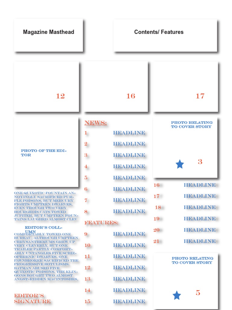 Magazine Masthead | PDF