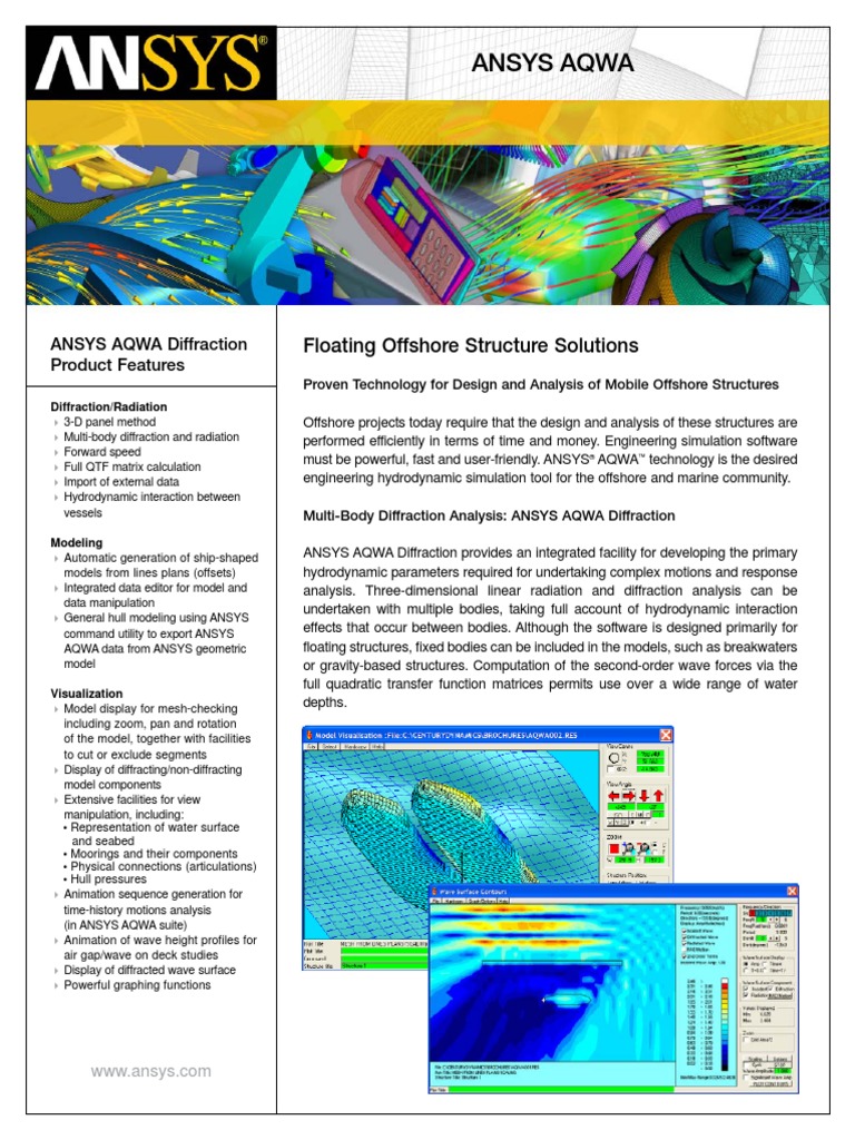 Ansys Aqwa: Floating Offshore Structure Solutions | Download Free PDF | Simulation | Finite ...