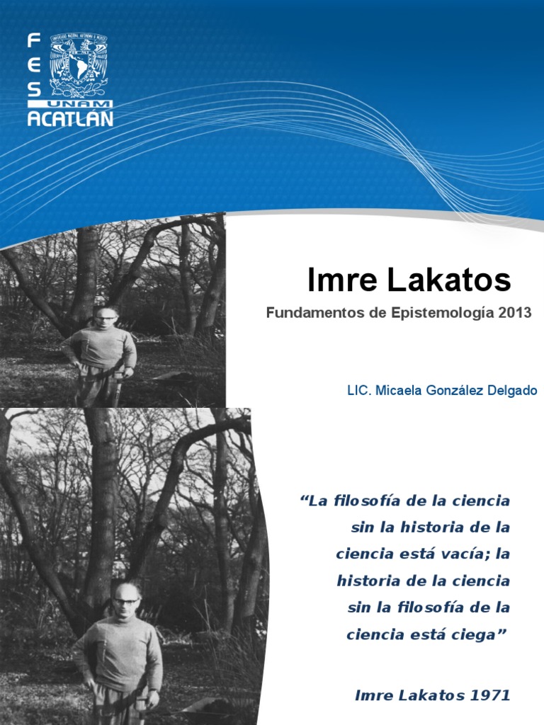 Biografía y Filosofía de Imre Lakatos | PDF | Karl Popper | Filosofía ...