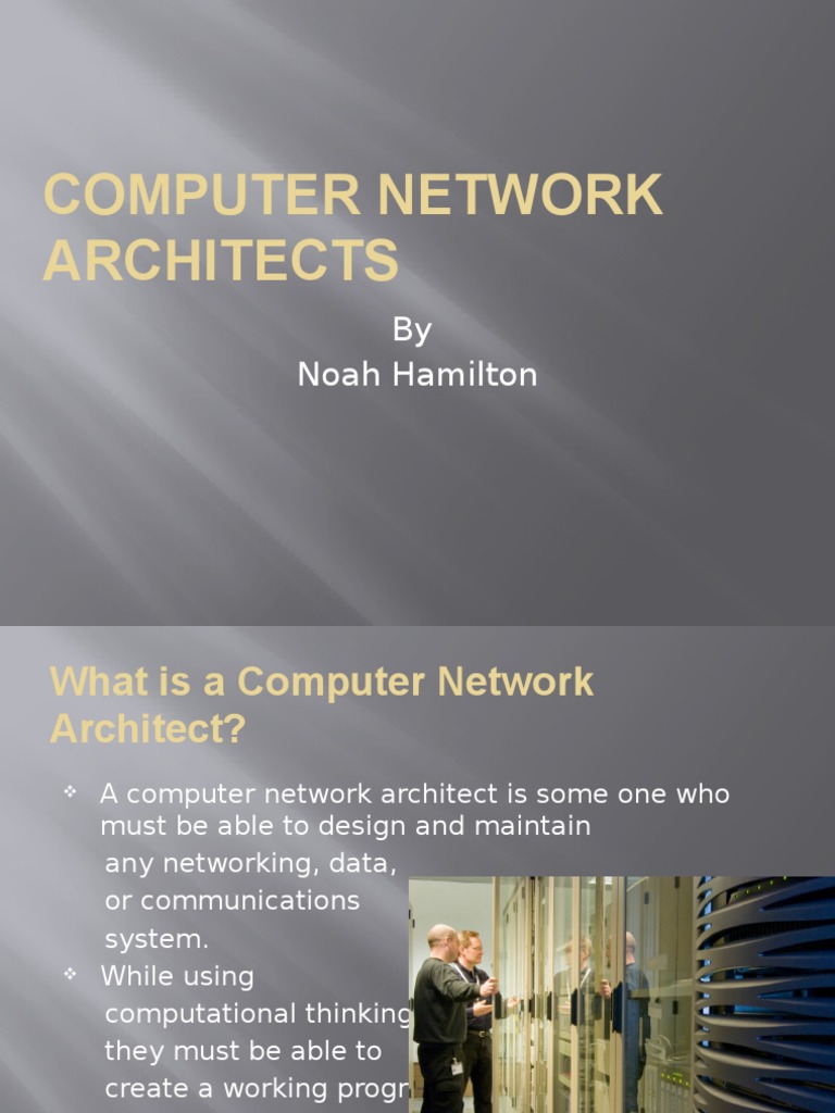 Computer Network Architects | PDF | Career & Growth