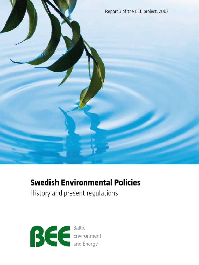 Swedish Environmental Policy | PDF | Kyoto Protocol | European Union