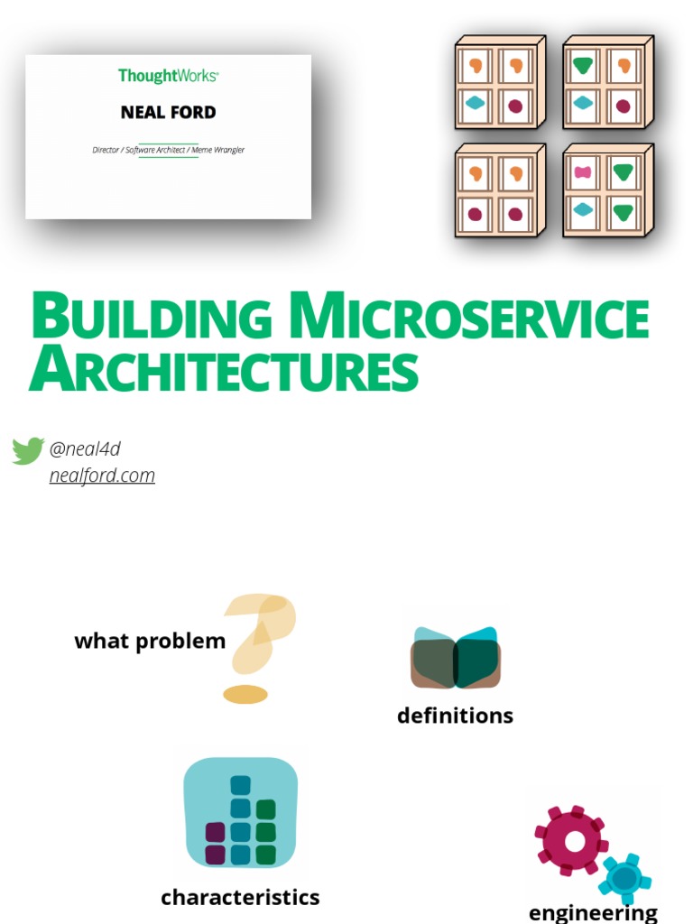 Building Microservice Architectures (Neal Ford) | PDF | Software Design | Areas Of Computer Science