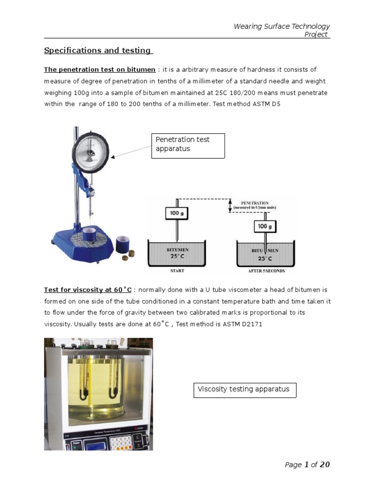 Project Wearing Surface Technoloigy | PDF | Road Surface | Wear