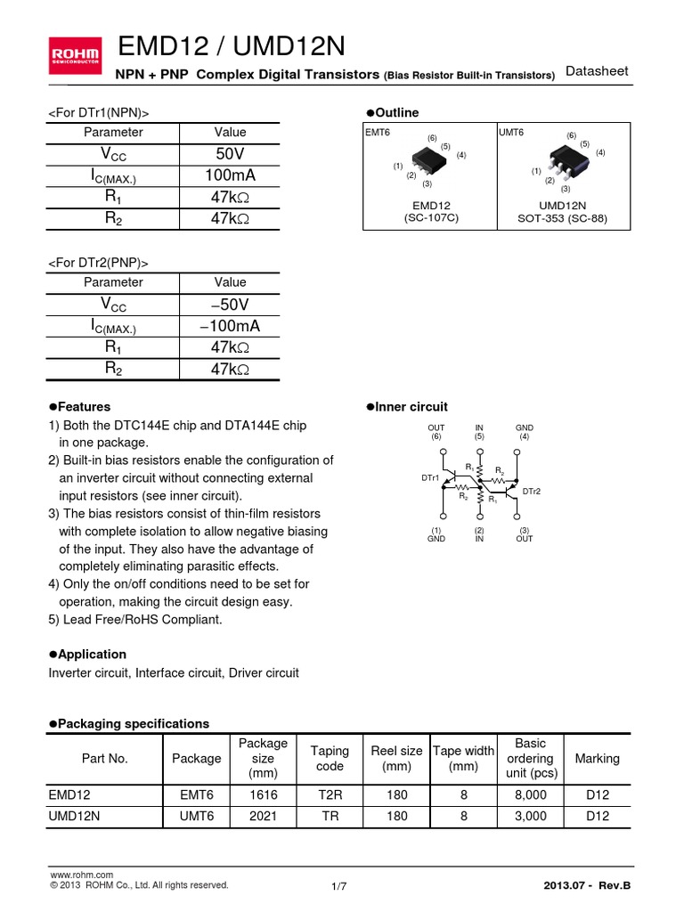 Transistor Digital | PDF | Bipolar Junction Transistor | Electronic ...