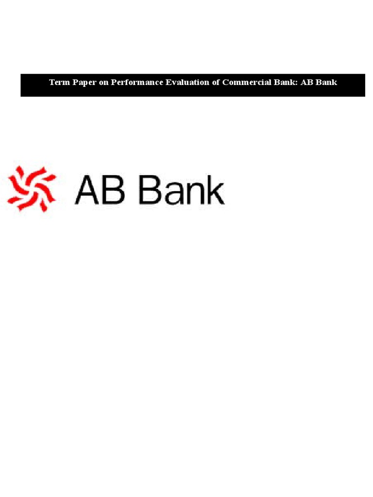 AB Bank Performance Evaluation Report | PDF | Market Liquidity | Tier 1 ...