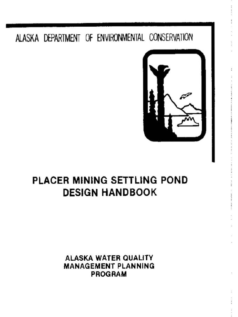 Placer Mining Settling pond Design Hanbook.pdf