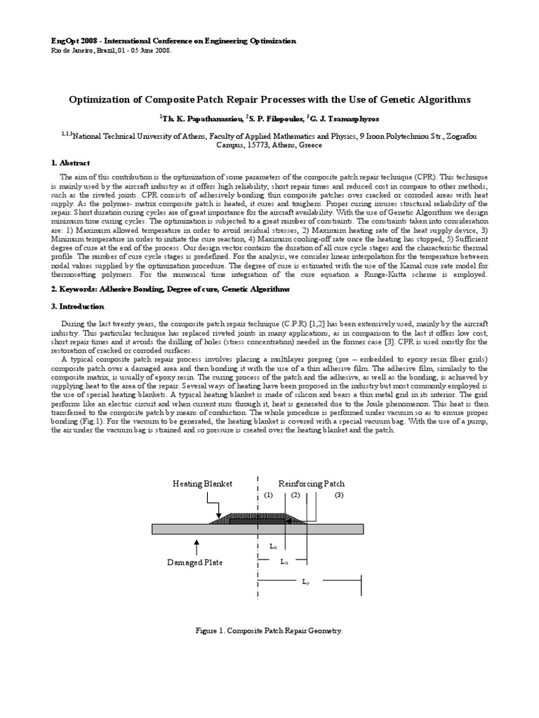 Optimization of Composite Patch Repair Processes With The Use of Genetic Algorithms | PDF ...