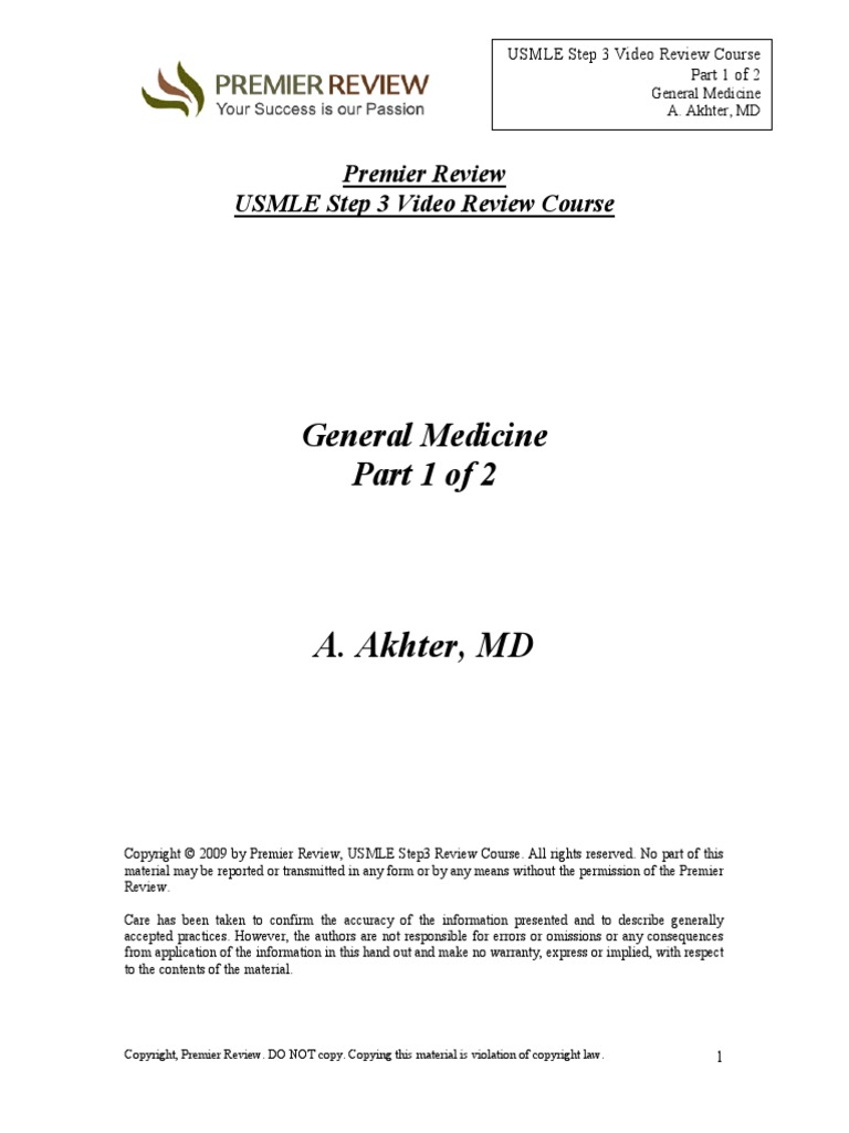 Step 3 General Medicine Part 1 of 2 | PDF | Immunodeficiency ...