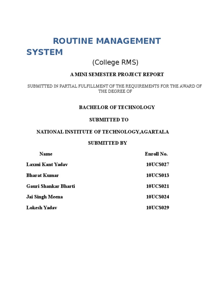 Timetable Generator | PDF | Databases | Software