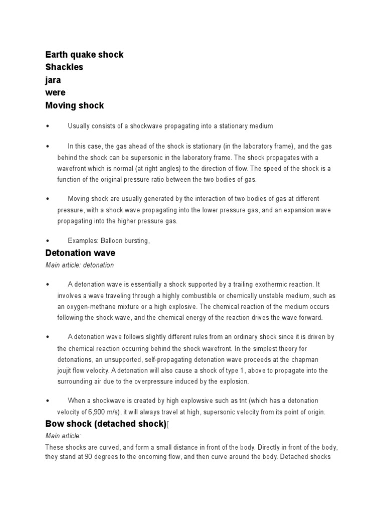 Moving Shock Aerody432 | PDF | Shock Wave | Mach Number