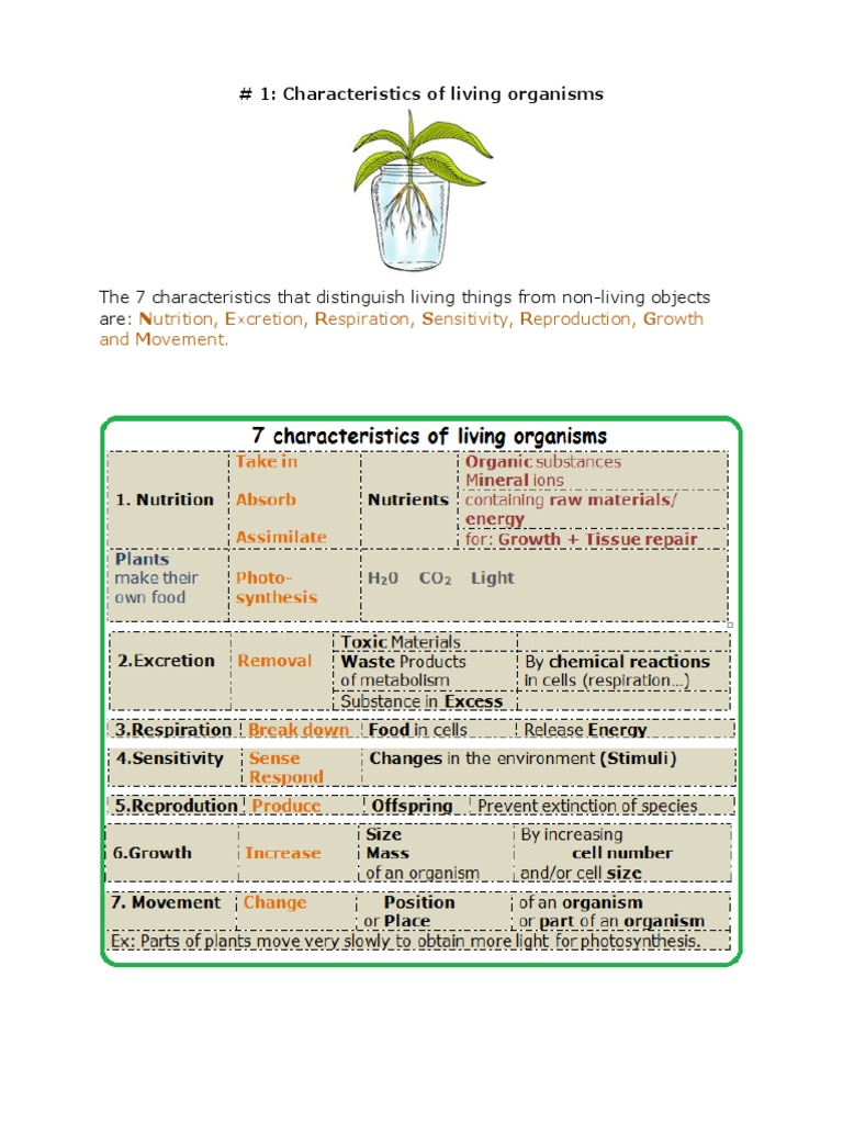 Classification of Living Things - Biology Notes IGCSE 2014 | PDF