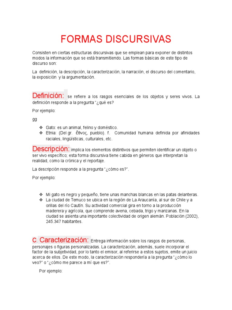 FORMAS DISCURSIVas Carmen Salas Espinoza | PDF | Osos | Ordenador portátil