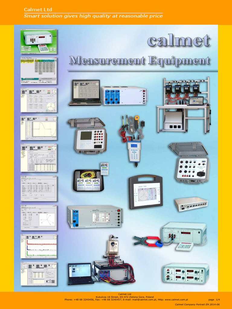 Calmet Ltd: Precision Calibration Solutions | PDF | Alternating Current ...
