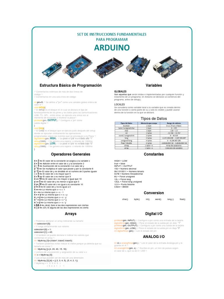 Set Arduino | PDF | Arduino | Programación de computadoras