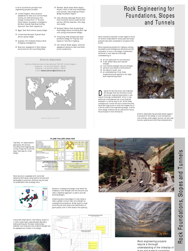 Rock Engineering For Foundations, Slopes and Tunnels | PDF | Asphalt ...