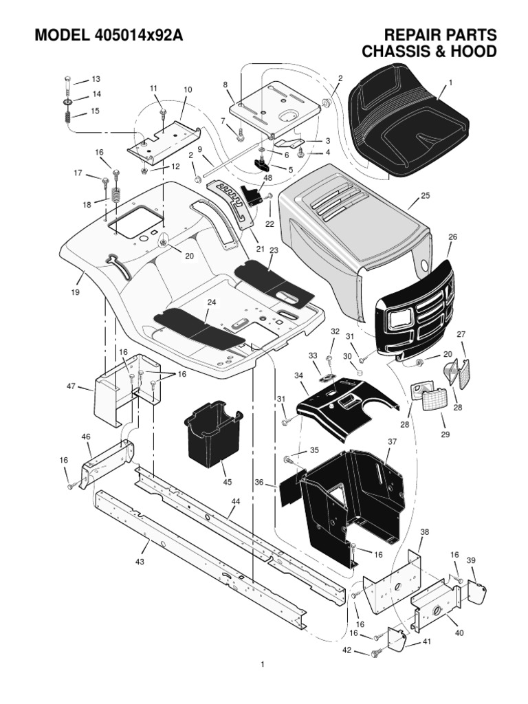 Murray 12.5 hp riding mower manual store