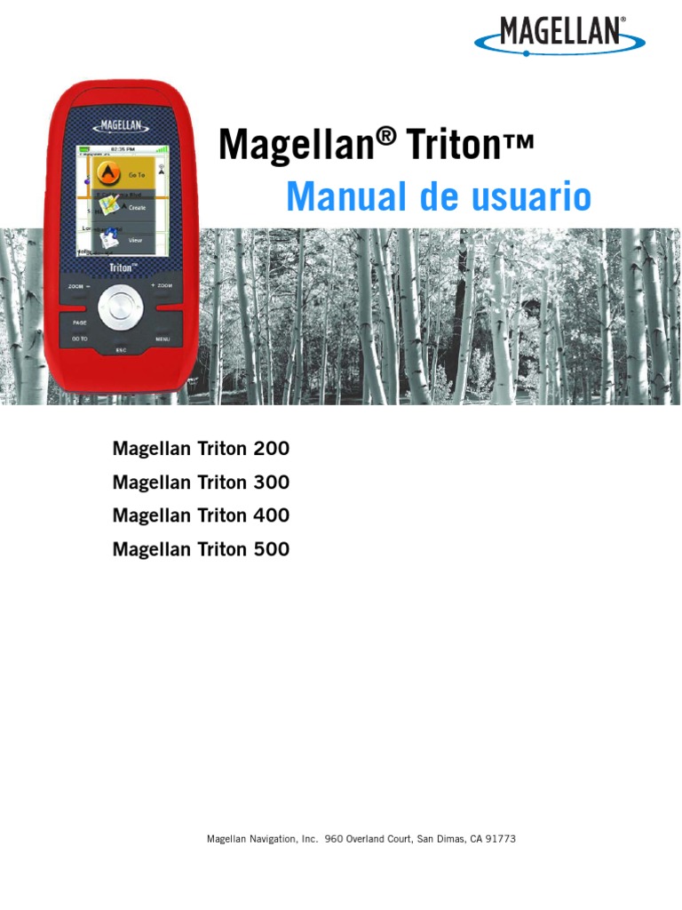GPS Triton 400 | PDF | Sistema de Posicionamiento Global | Teclado
