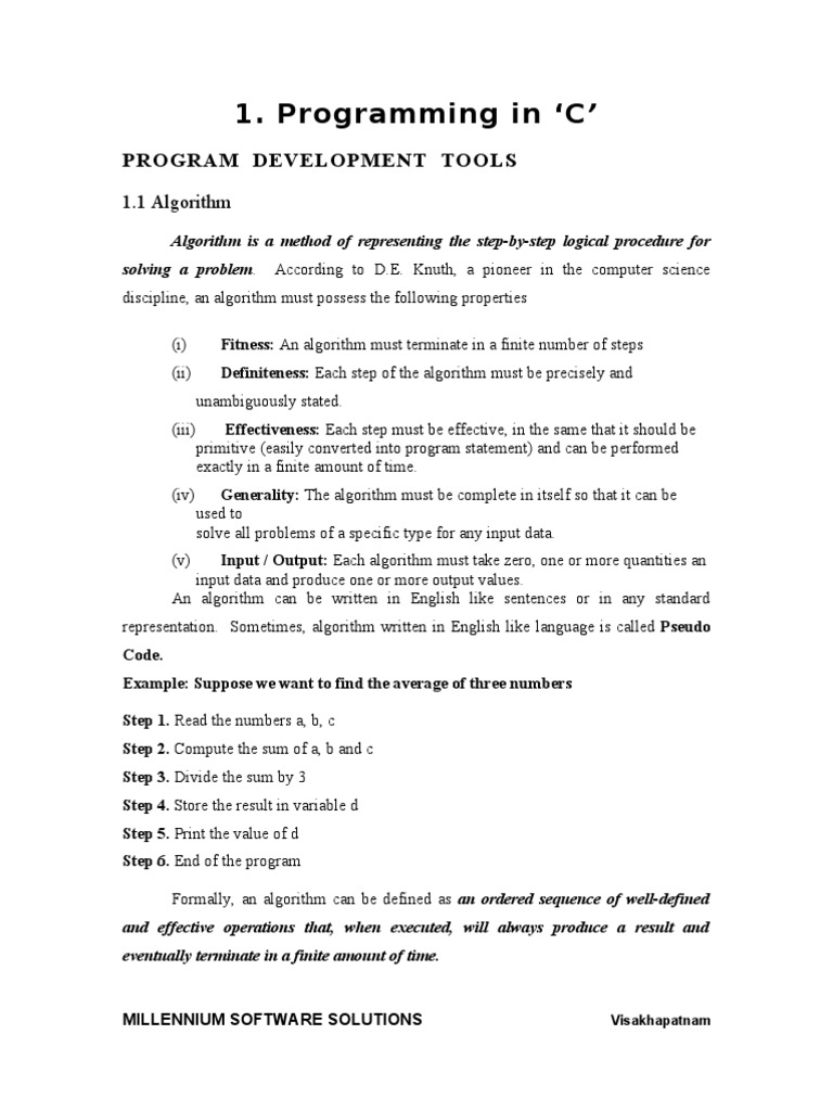 Programming in C' | PDF | Data Type | C (Programming Language)