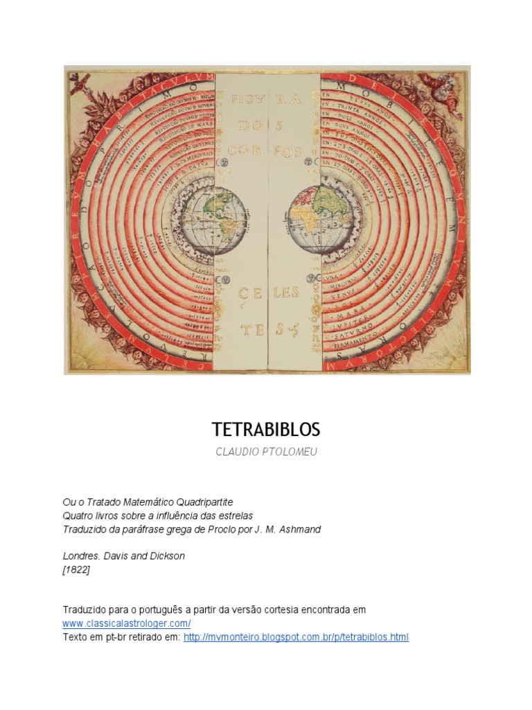 Tetrabiblos - Por Ptolomeu